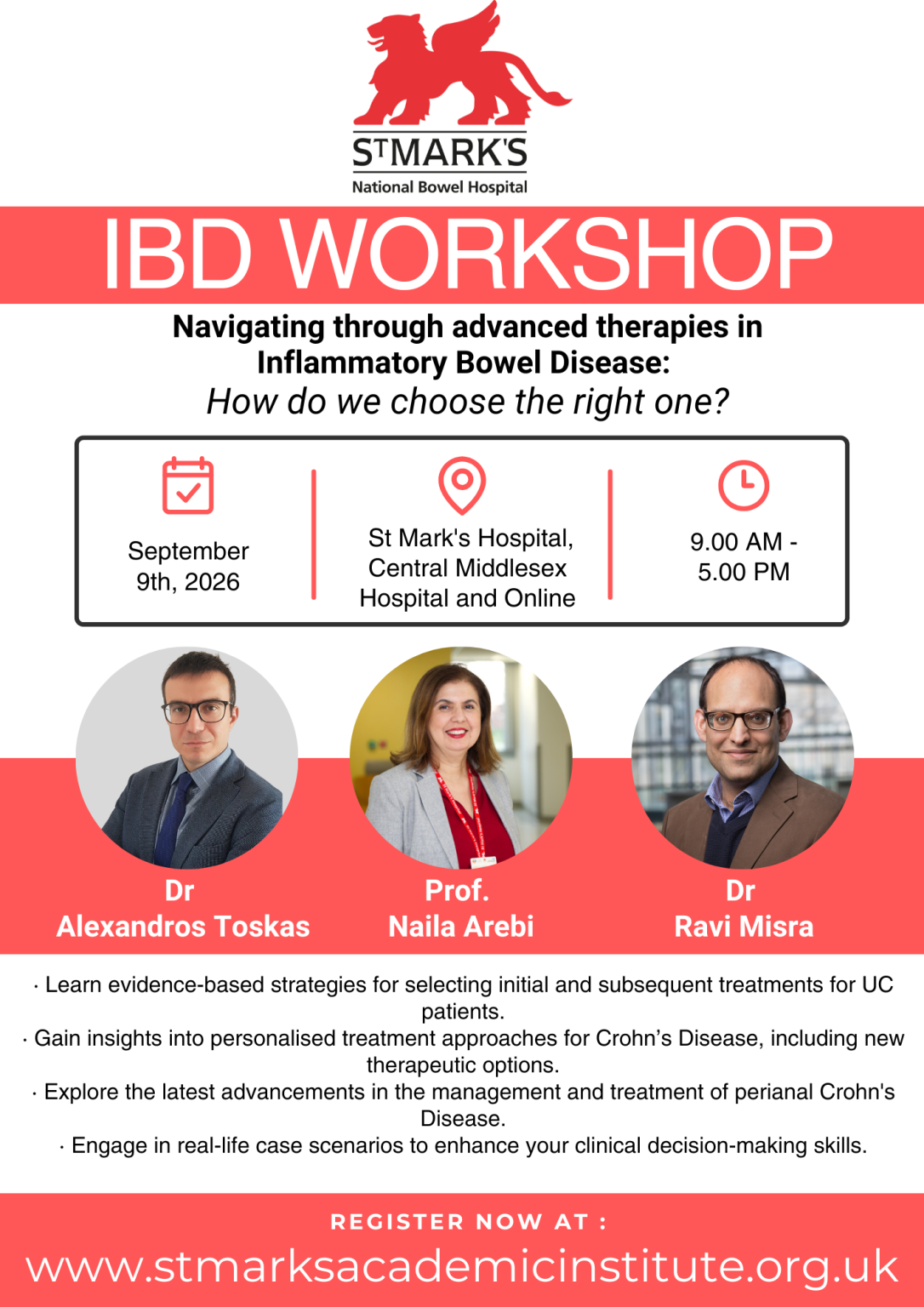 IBD Workshop - St Mark's Academic Institute
